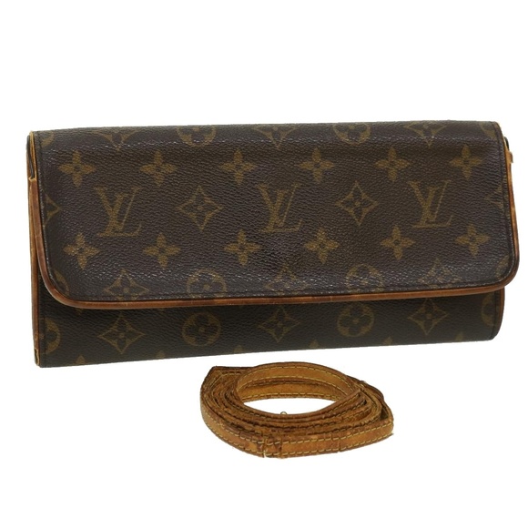 Louis Vuitton | Bags | Louis Vuitton Monogram Pochette Twin Gm Shoulder ...